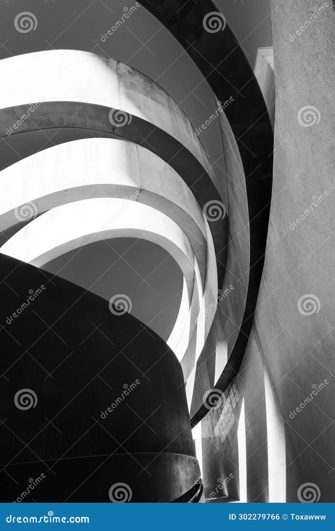 Monochrome Capture of a Unique Architectural Design, Stock Photo ...