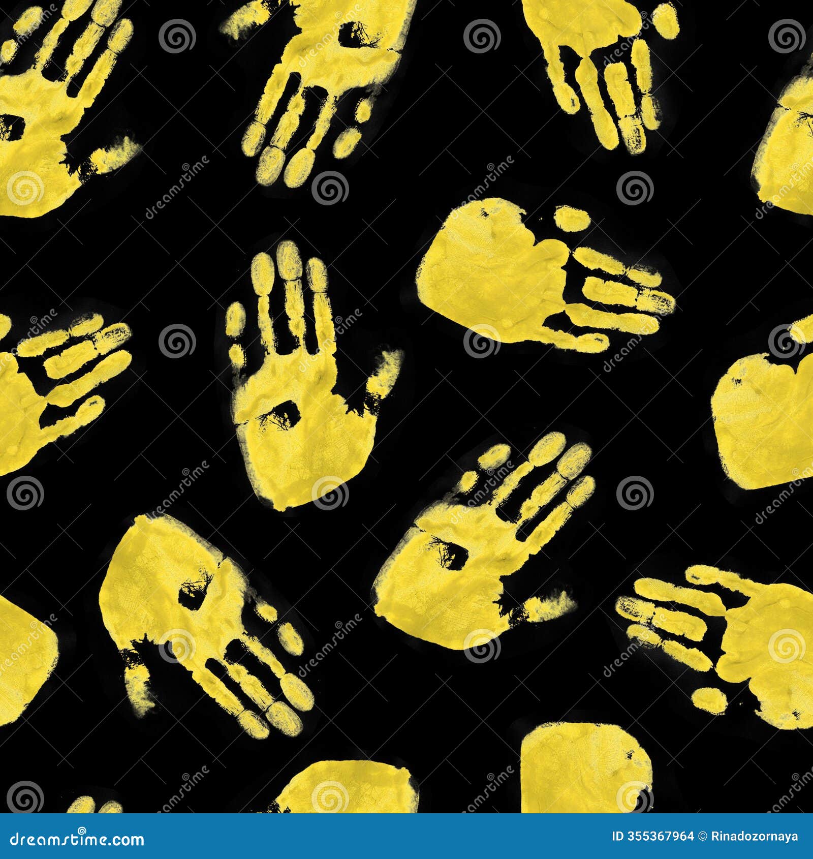 Red Handprints on Black Background Stock Photo - Image of energetic ...