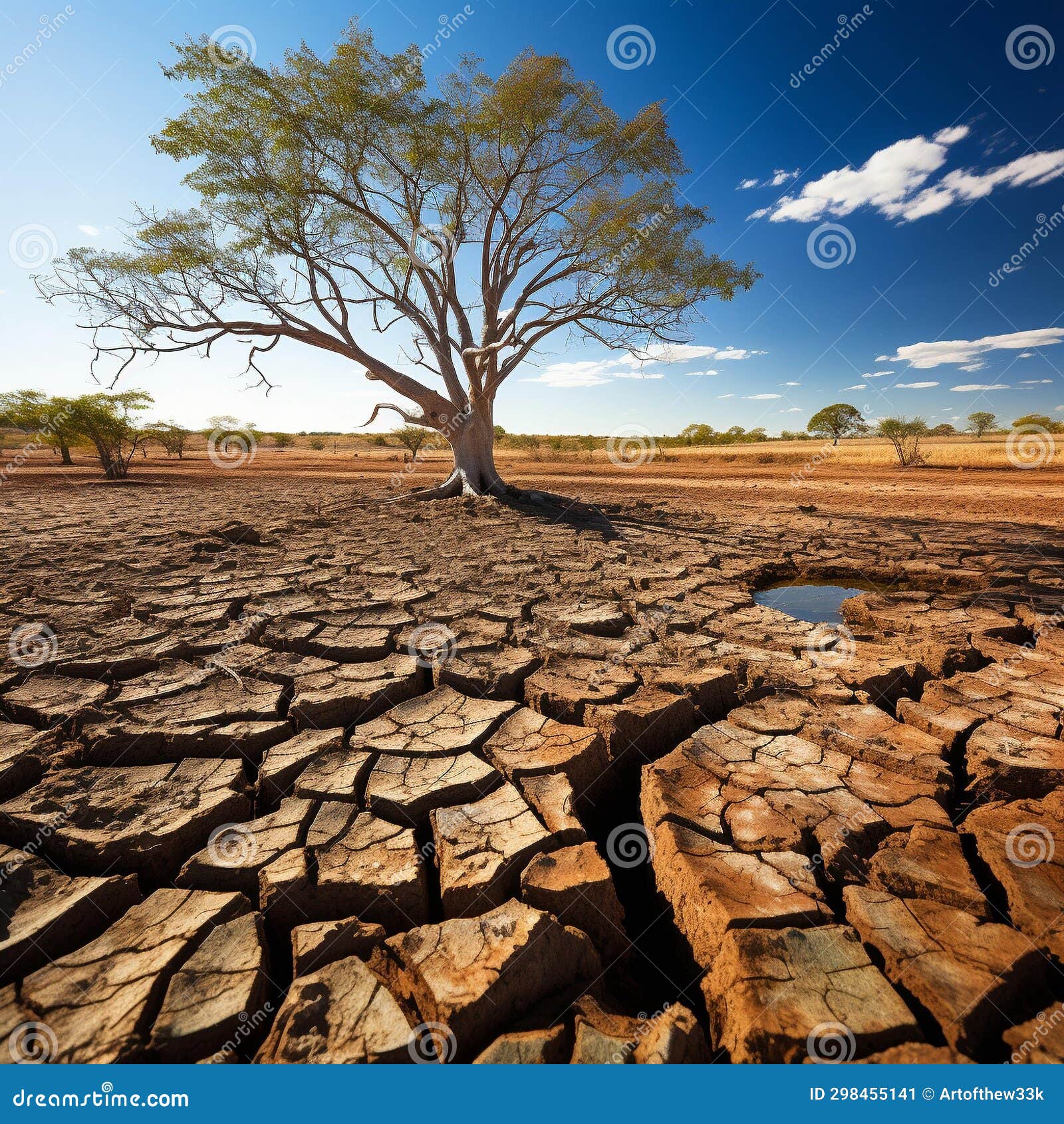 Desolate Earth: a Haunting Portrait of Drought and Water Scarcity Stock ...