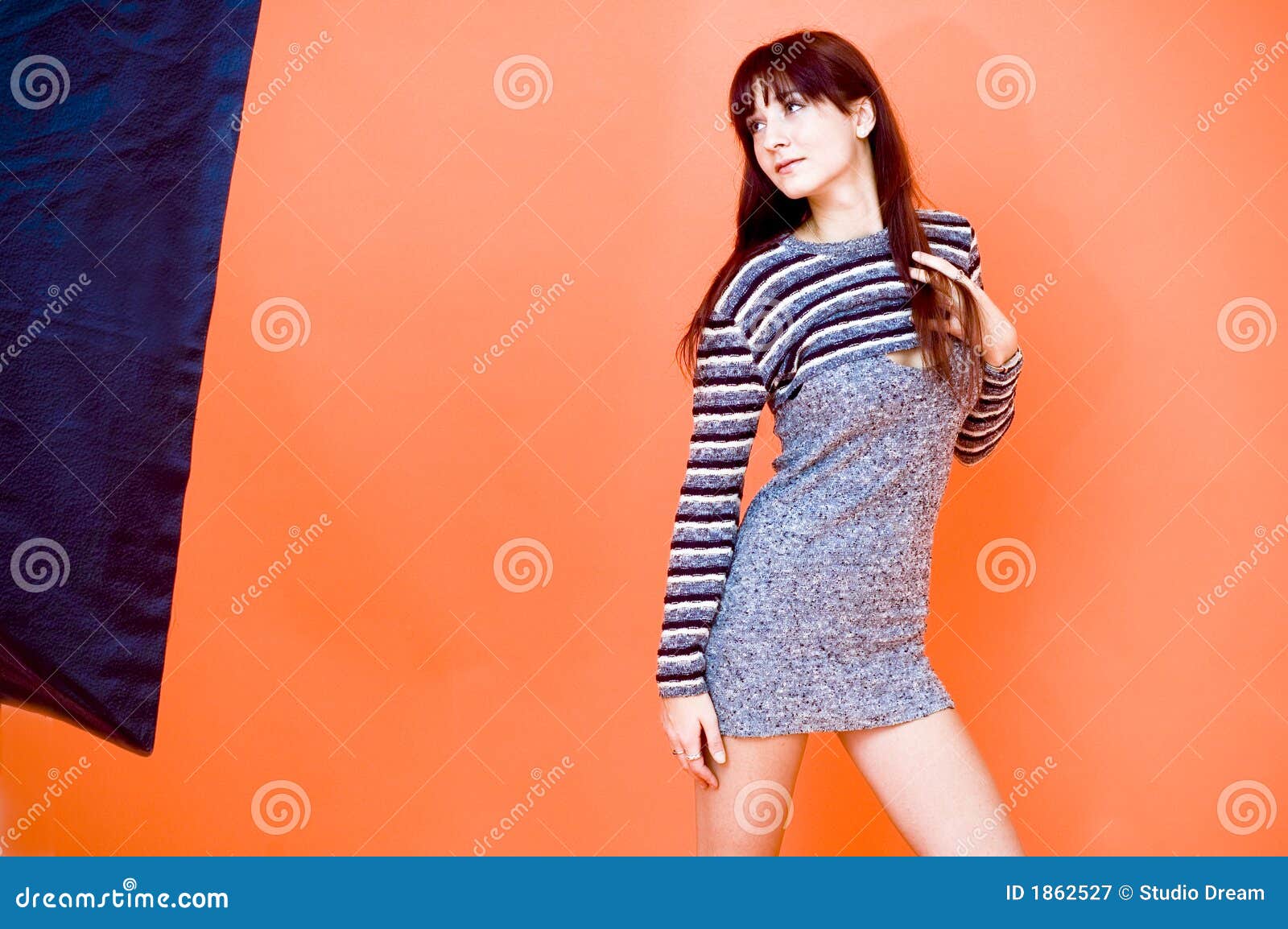 Striking a pose. stock image. Image of female, girl, pretty - 1862527