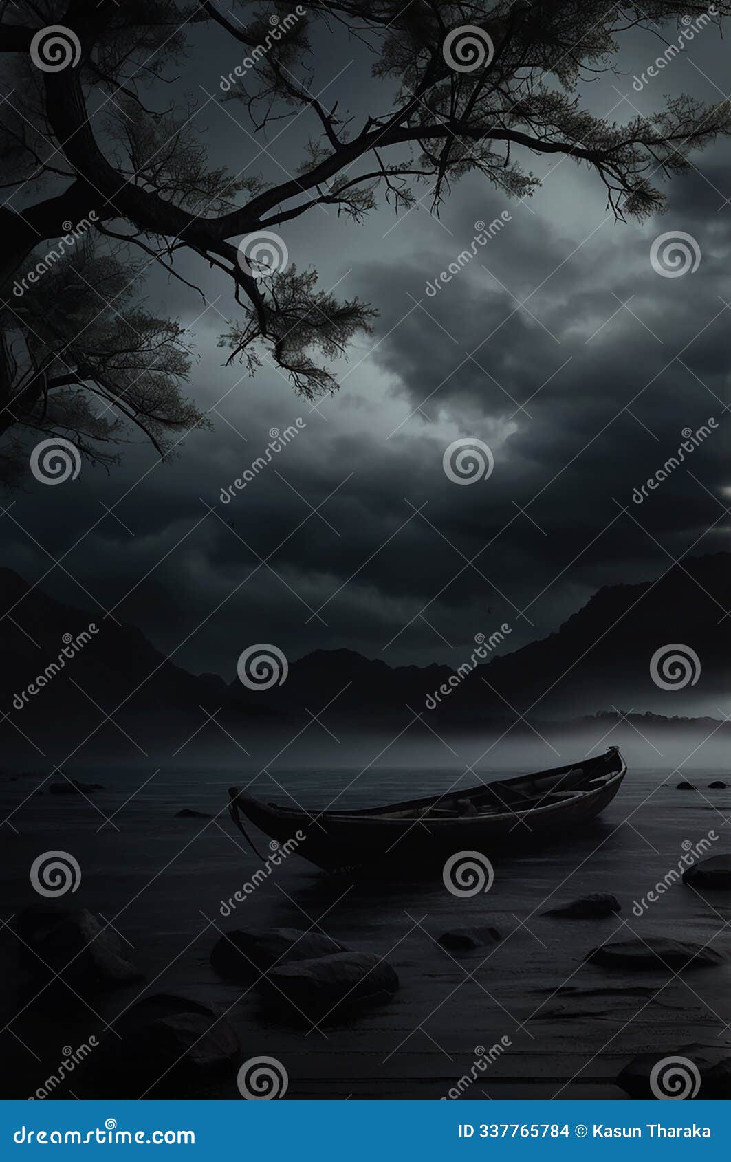 Realistic Black Background with Detailed Elements Stock Illustration ...