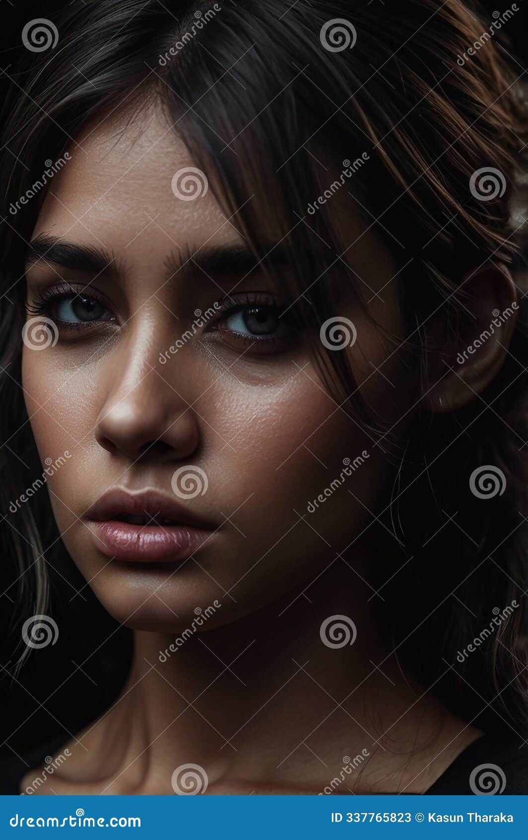 Realistic Black Background with Detailed Elements Stock Illustration ...