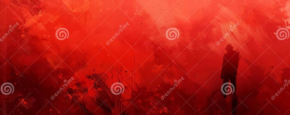 A Striking Red Background with a Gradient that Transitions from a Dark ...