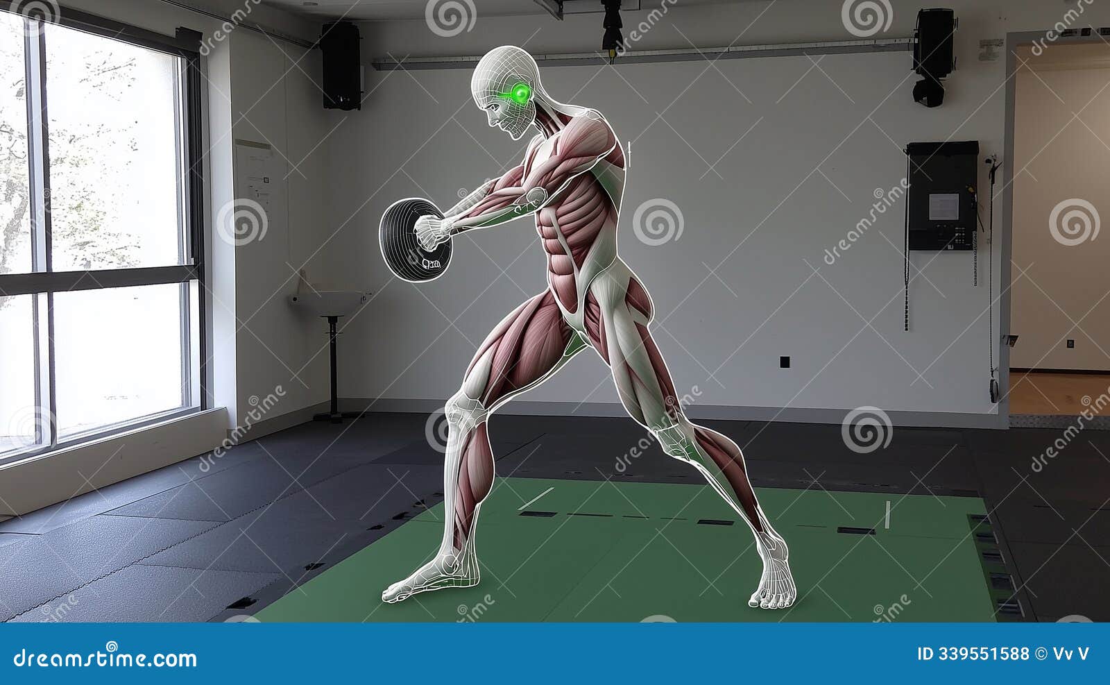 Illustration of Human Anatomy in Motion Stock Illustration ...