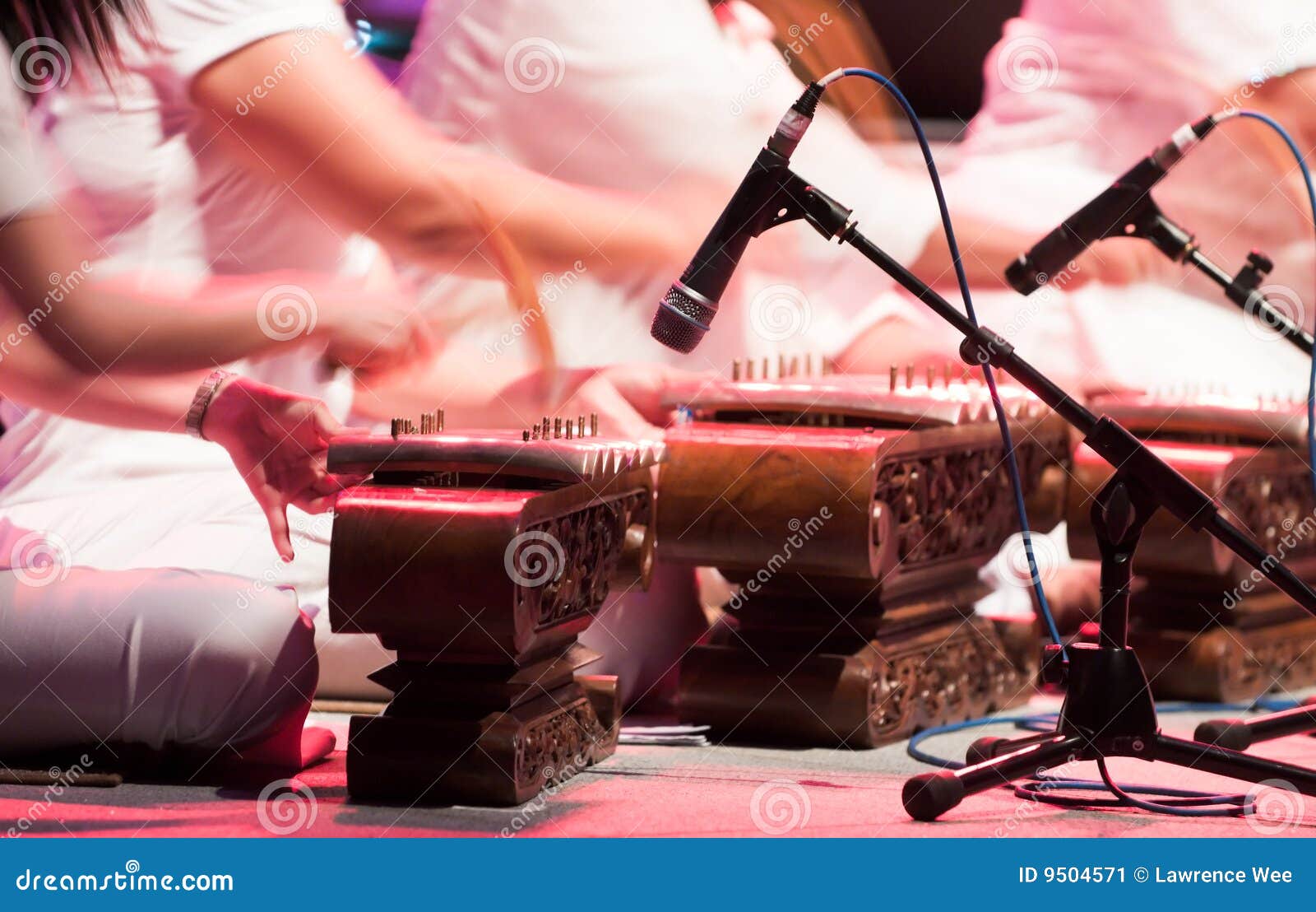 Striking the Saron stock image. Image of esplanade, east - 9504571