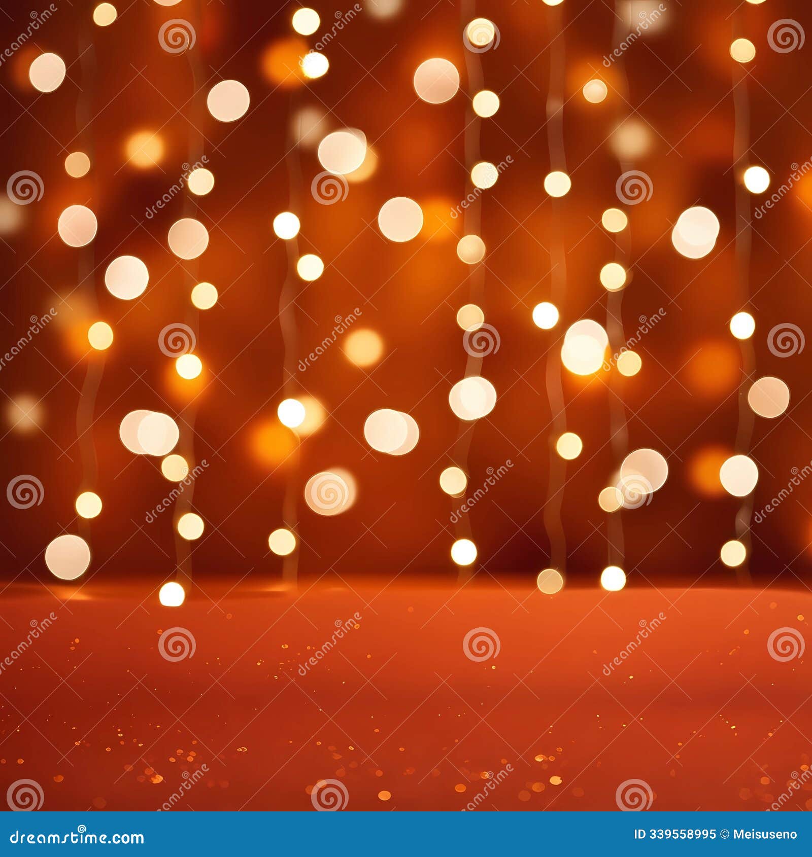 The Striking String of Lights Shines Brightly Against the Black ...