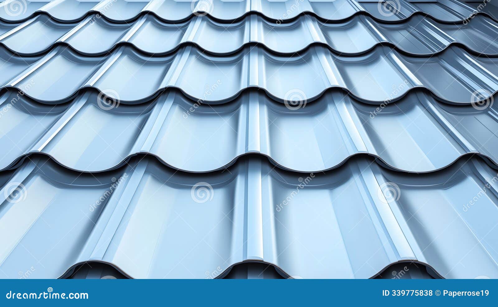 A Striking Visual of Wavy Metal Roofing Sheets Aligned in Repetitive ...