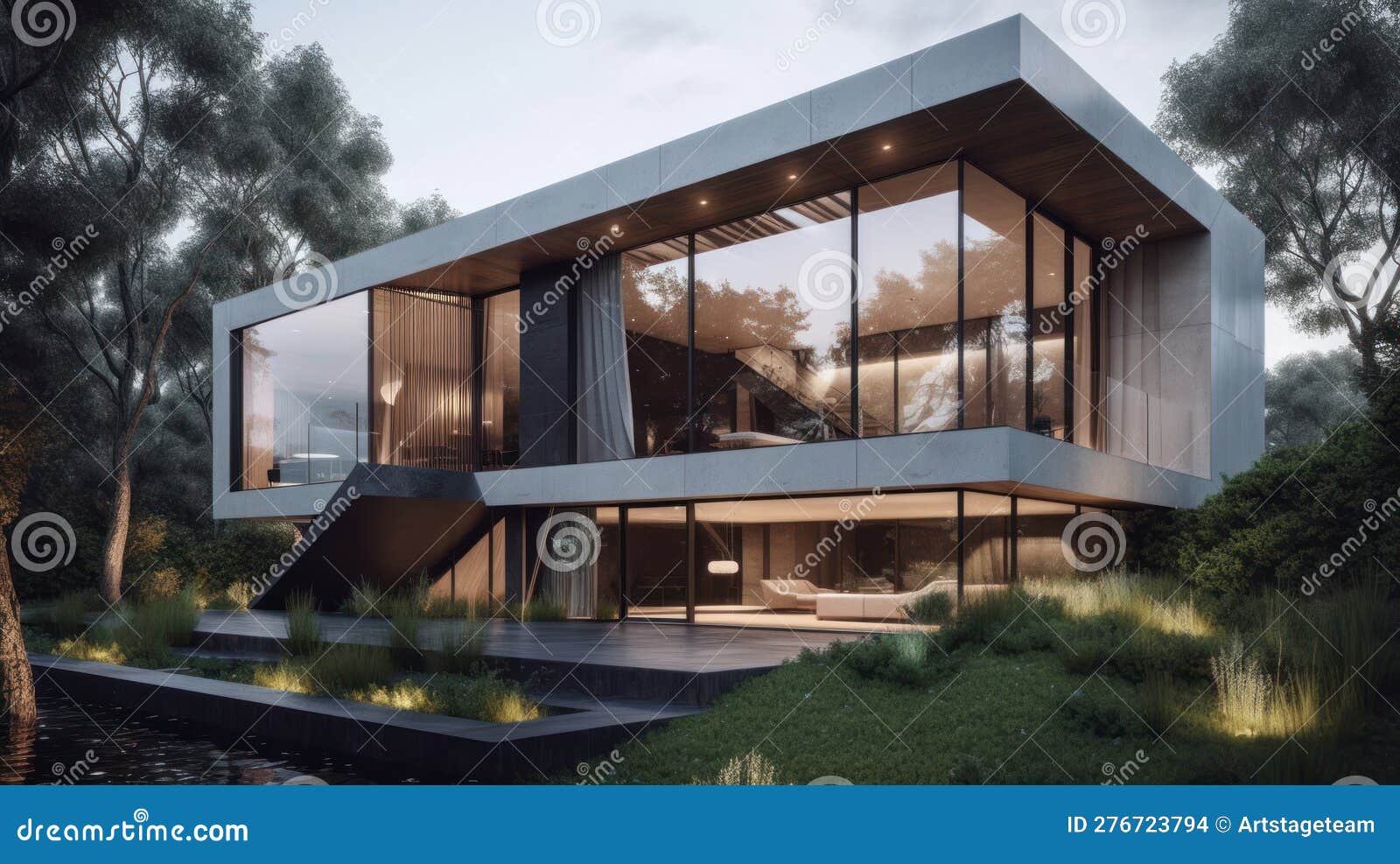 A Strikingly Modern Home Featuring Sharp Geometric Shapes. Modern House ...