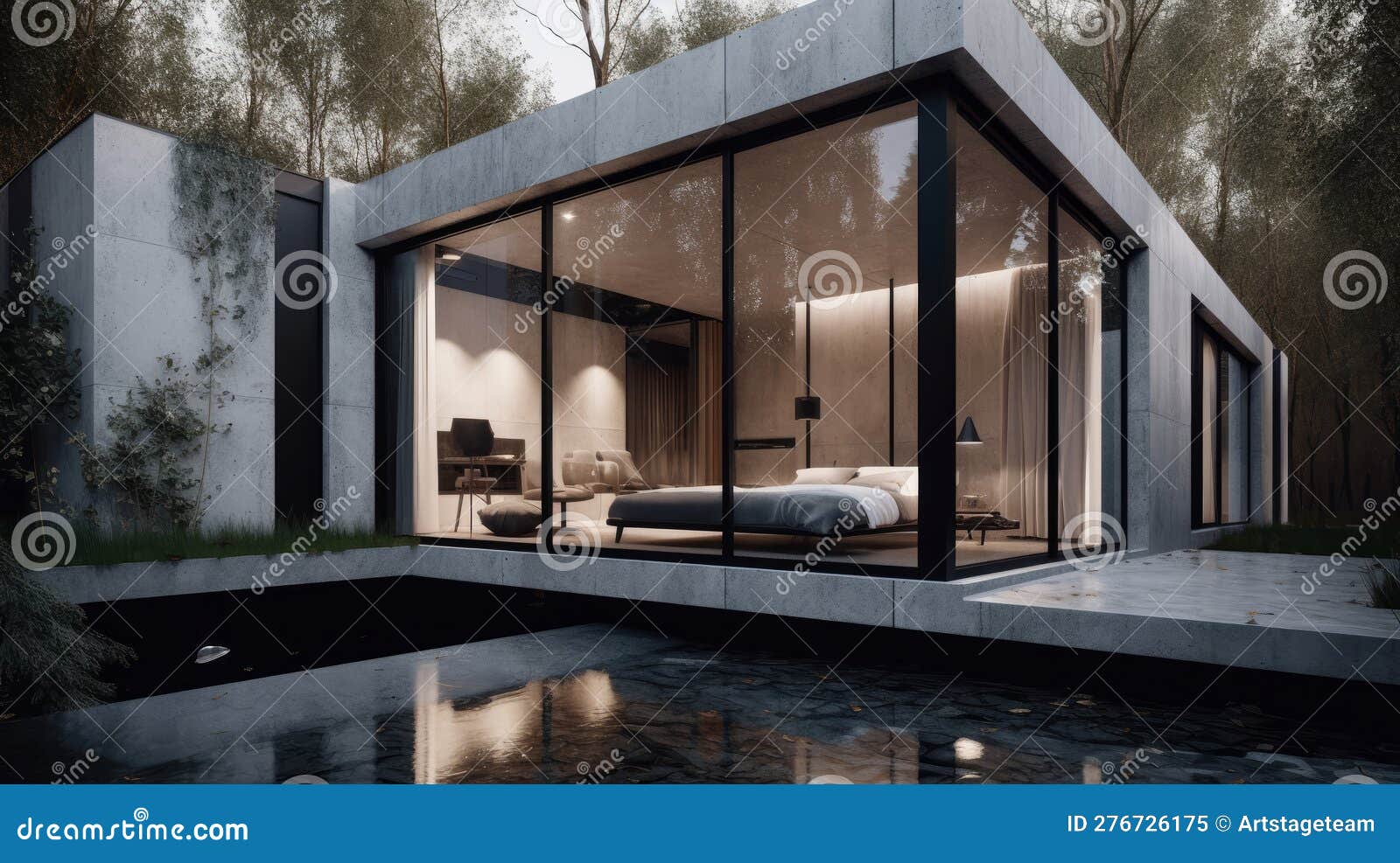 A Strikingly Modern Home Featuring Sharp Geometric Shapes. Modern House ...