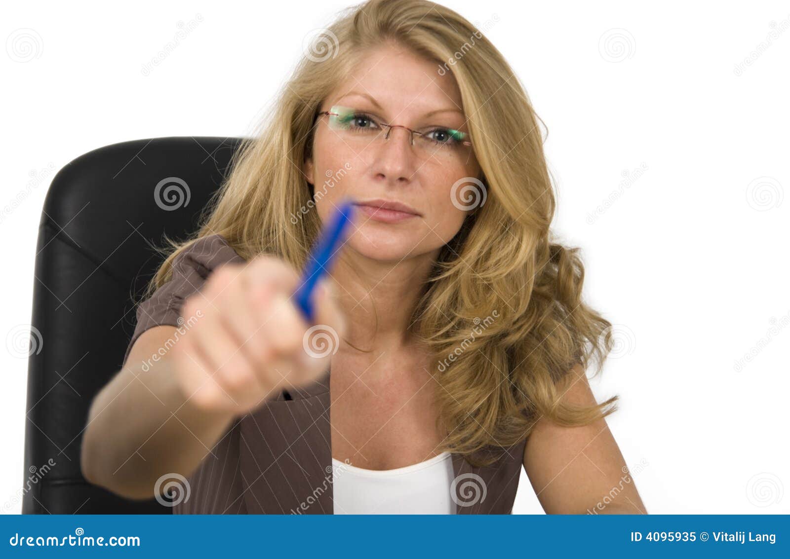 Strikte werkgever. stock afbeelding. Image of bedreiging - 4095935