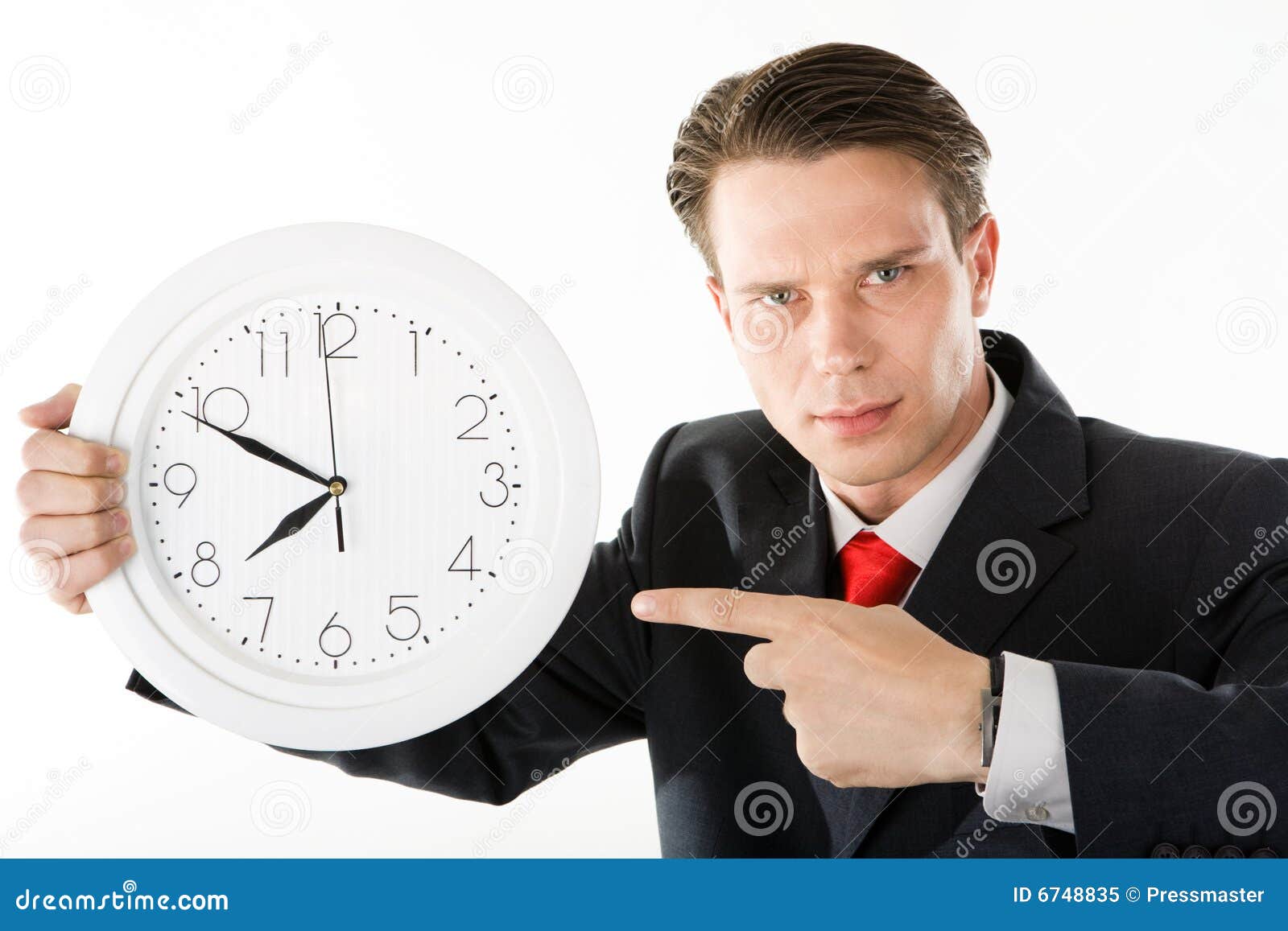 Strikte werkgever stock afbeelding. Image of cirkel, bedrijf - 6748835