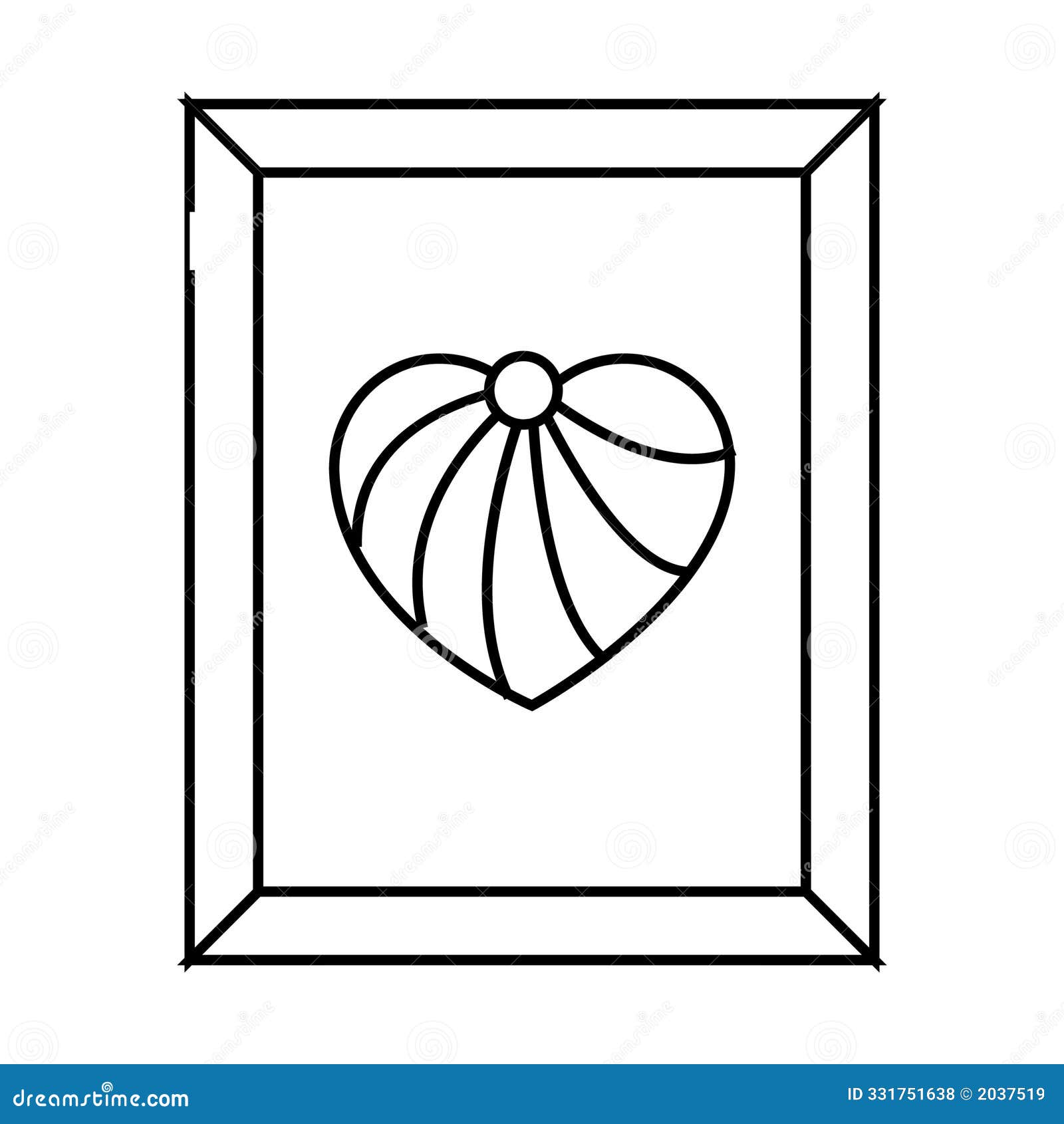 String Art Line Icon Vector Illustration Stock Illustration ...
