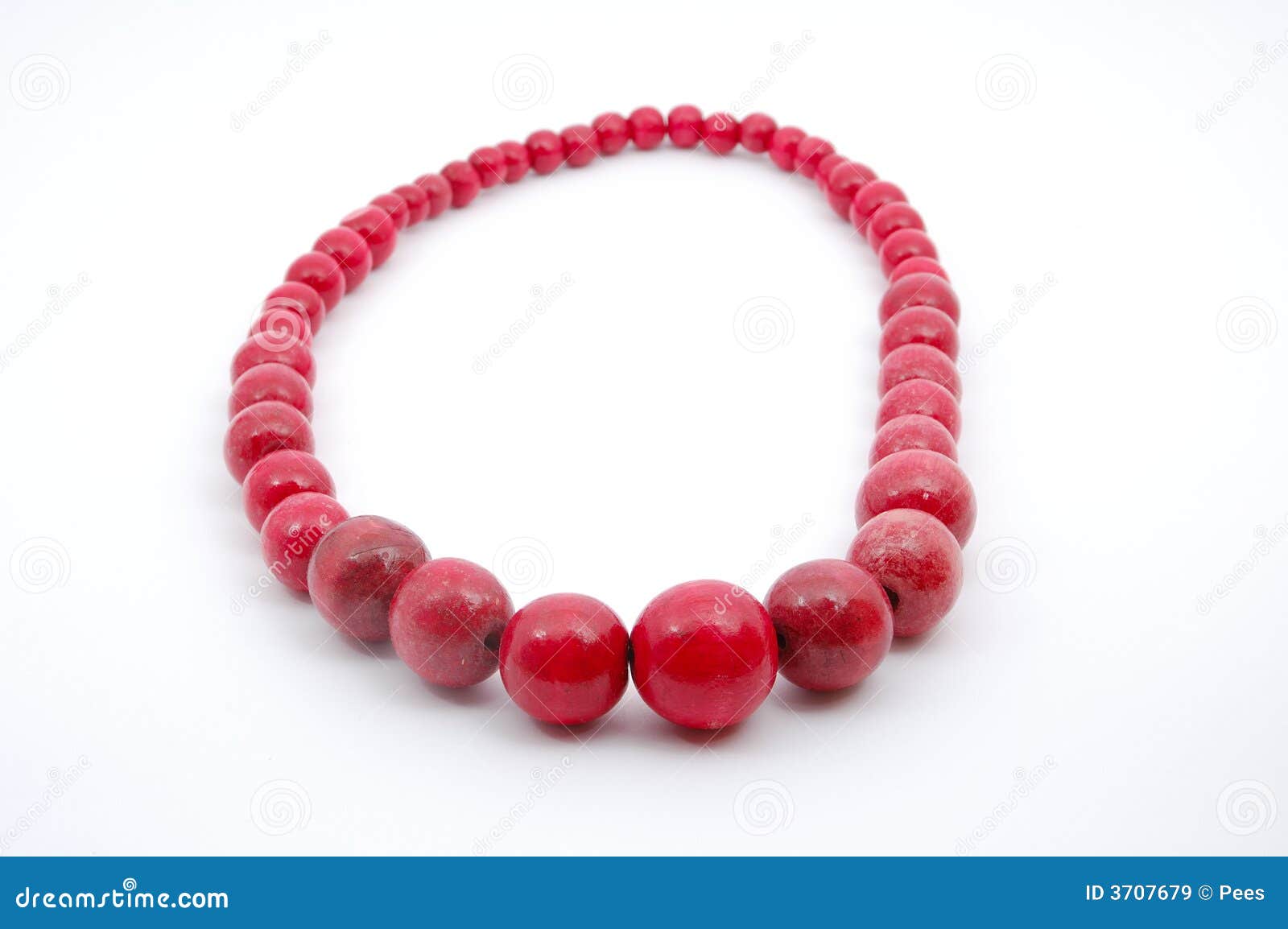 String of beads stock image. Image of bead, string, wood - 3707679