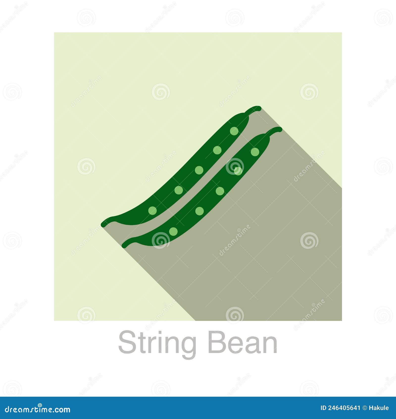 String Bean Icon, Outline Style Cartoon Vector | CartoonDealer.com ...