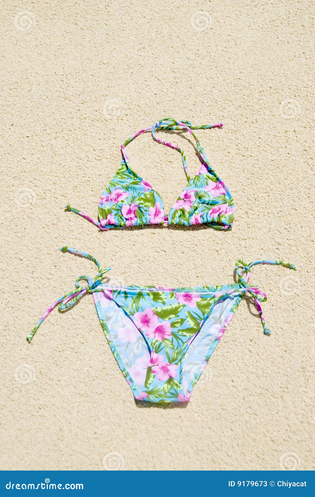 String Bikini on the Beach stock image. Image of wave - 9179673