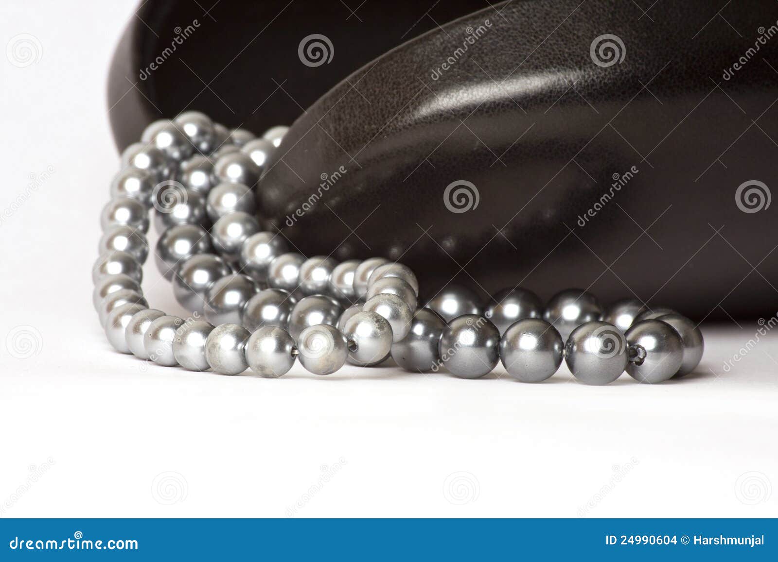 String of Black Pearls stock photo. Image of feminine - 24990604