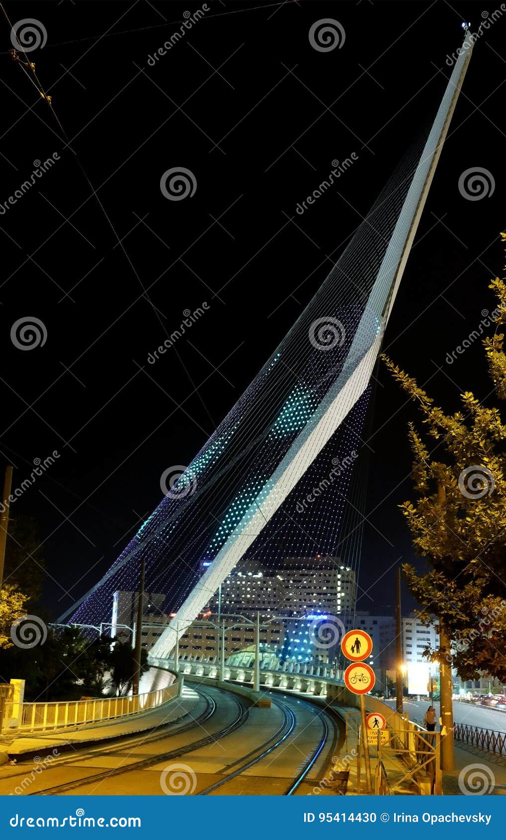 String Bridge of the Architect Santiago Calatrava Editorial Image ...