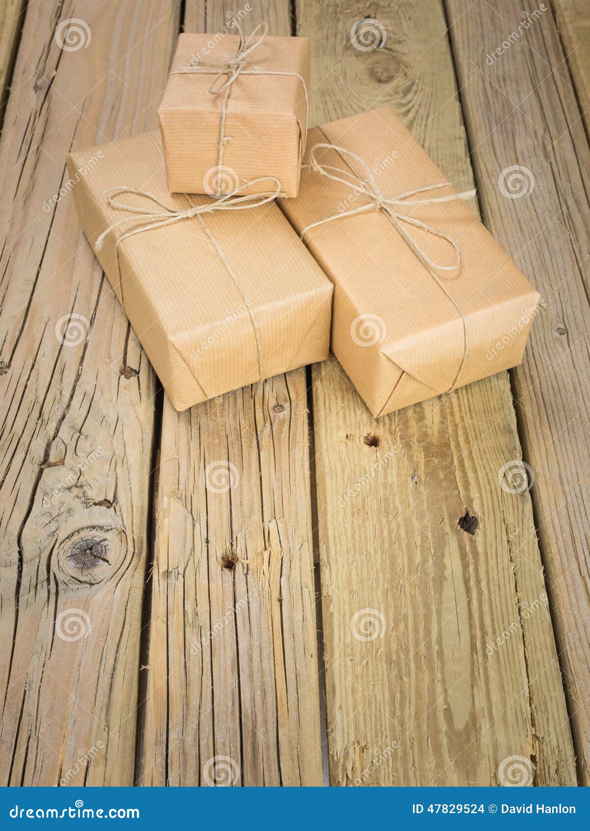 String and Brown Paper Parcels Stock Photo - Image of tyed, knot: 47829524