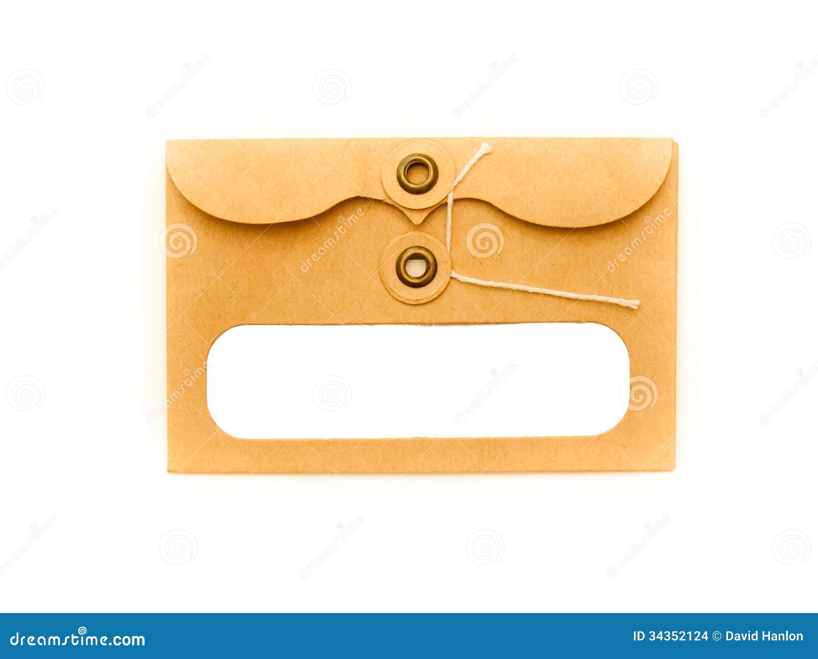 String and button envelope stock photo. Image of mail - 34352124