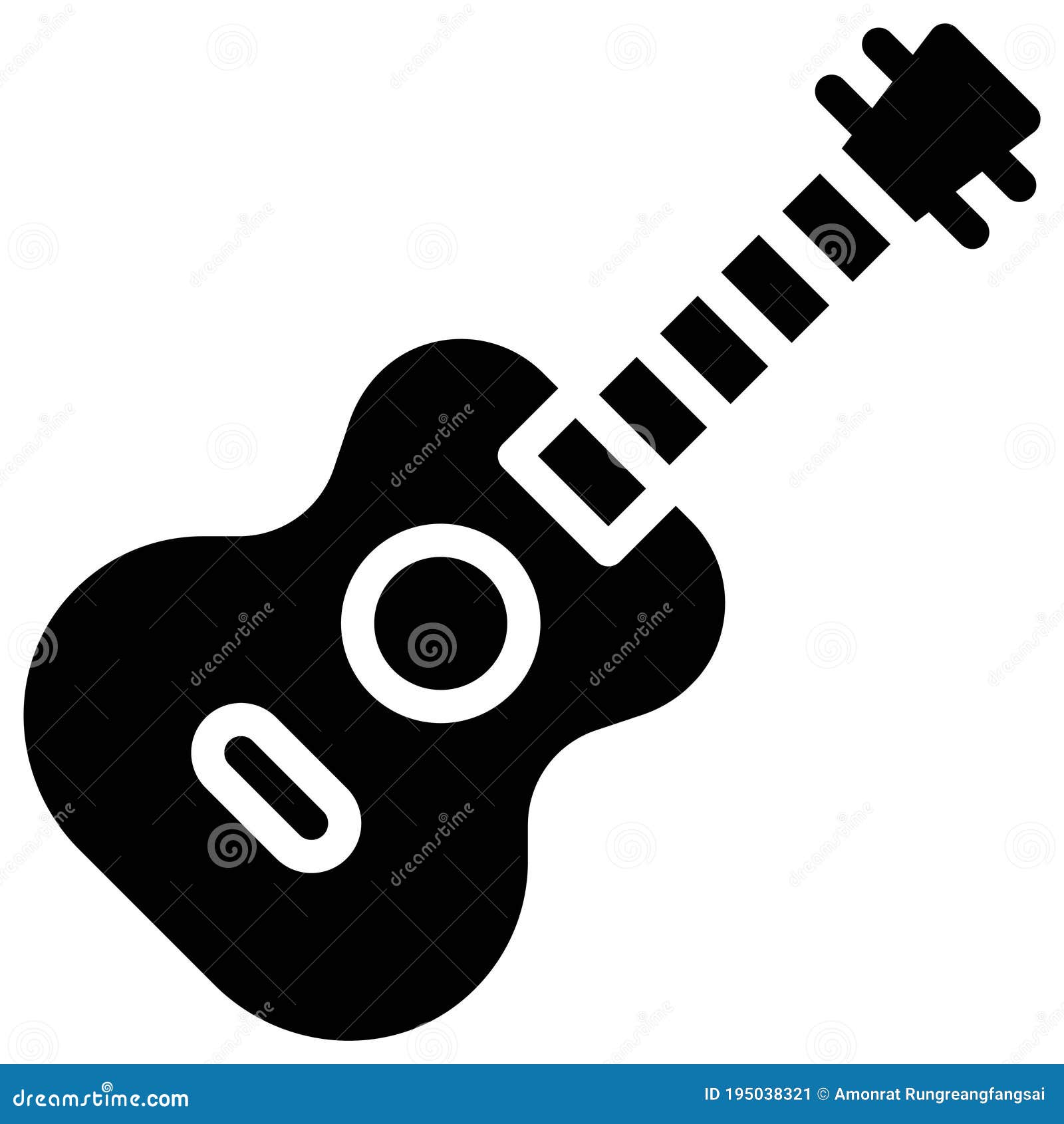 String Instrument Icon, Summer Vacation Related Vector Stock Vector ...