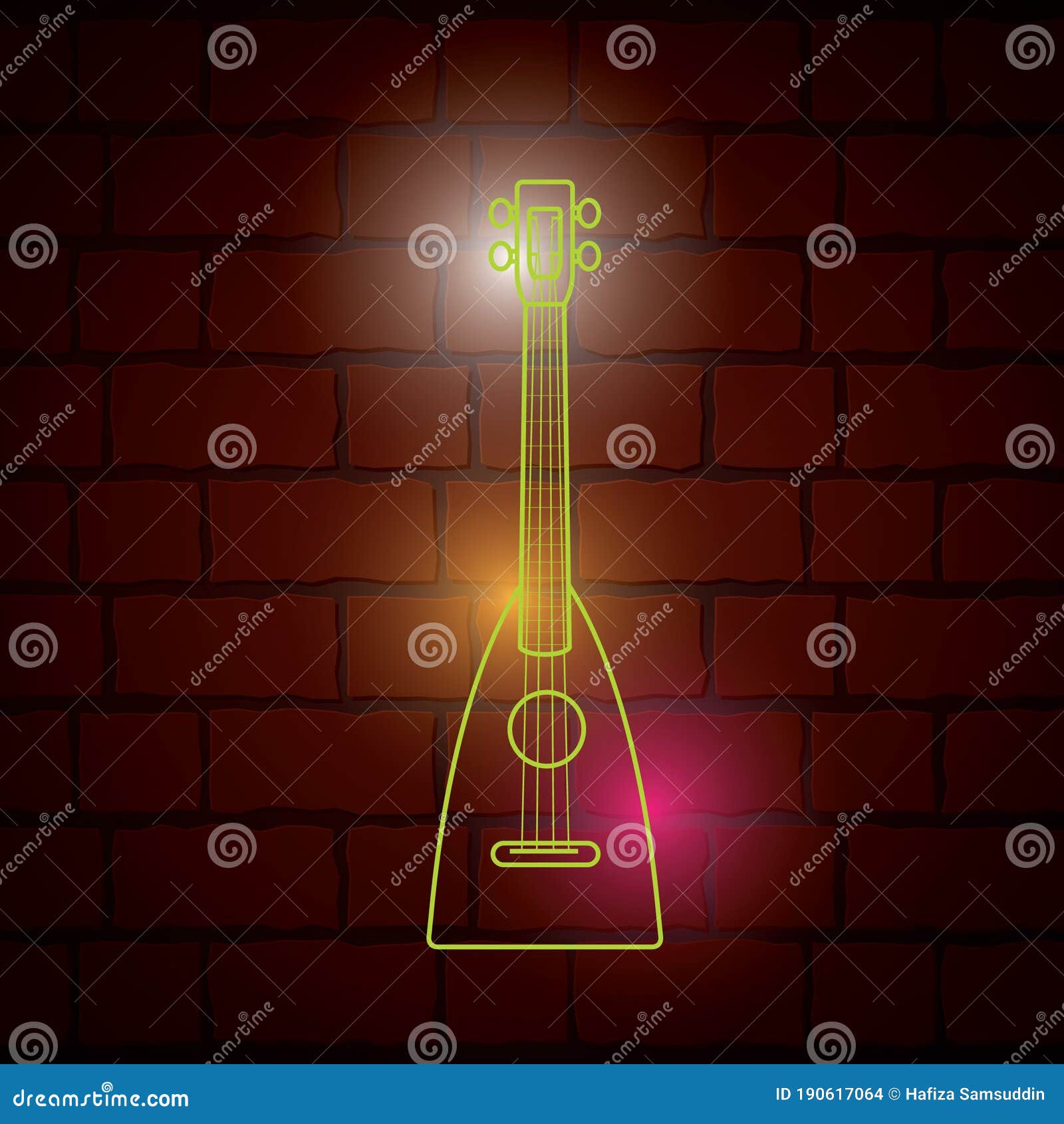 String Instrument. Vector Illustration Decorative Design Stock Vector ...