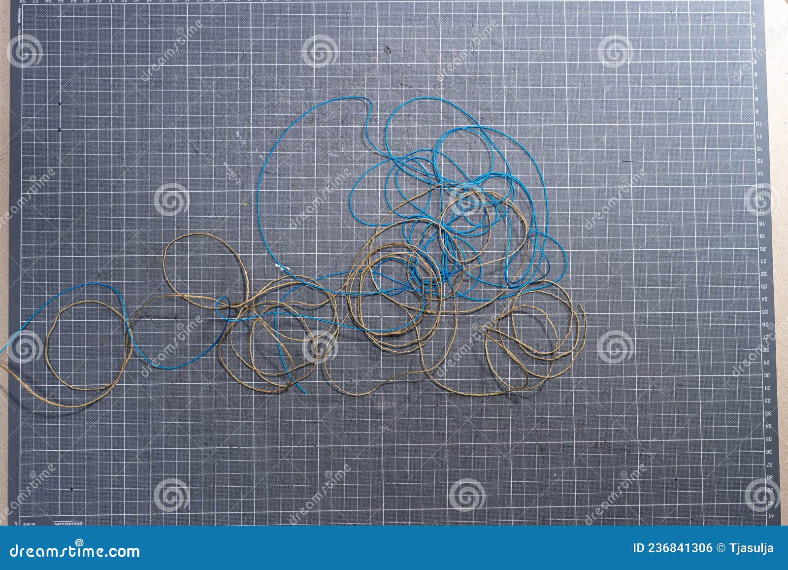 String - Material To Use for Homemade Decoration Stock Photo - Image of ...