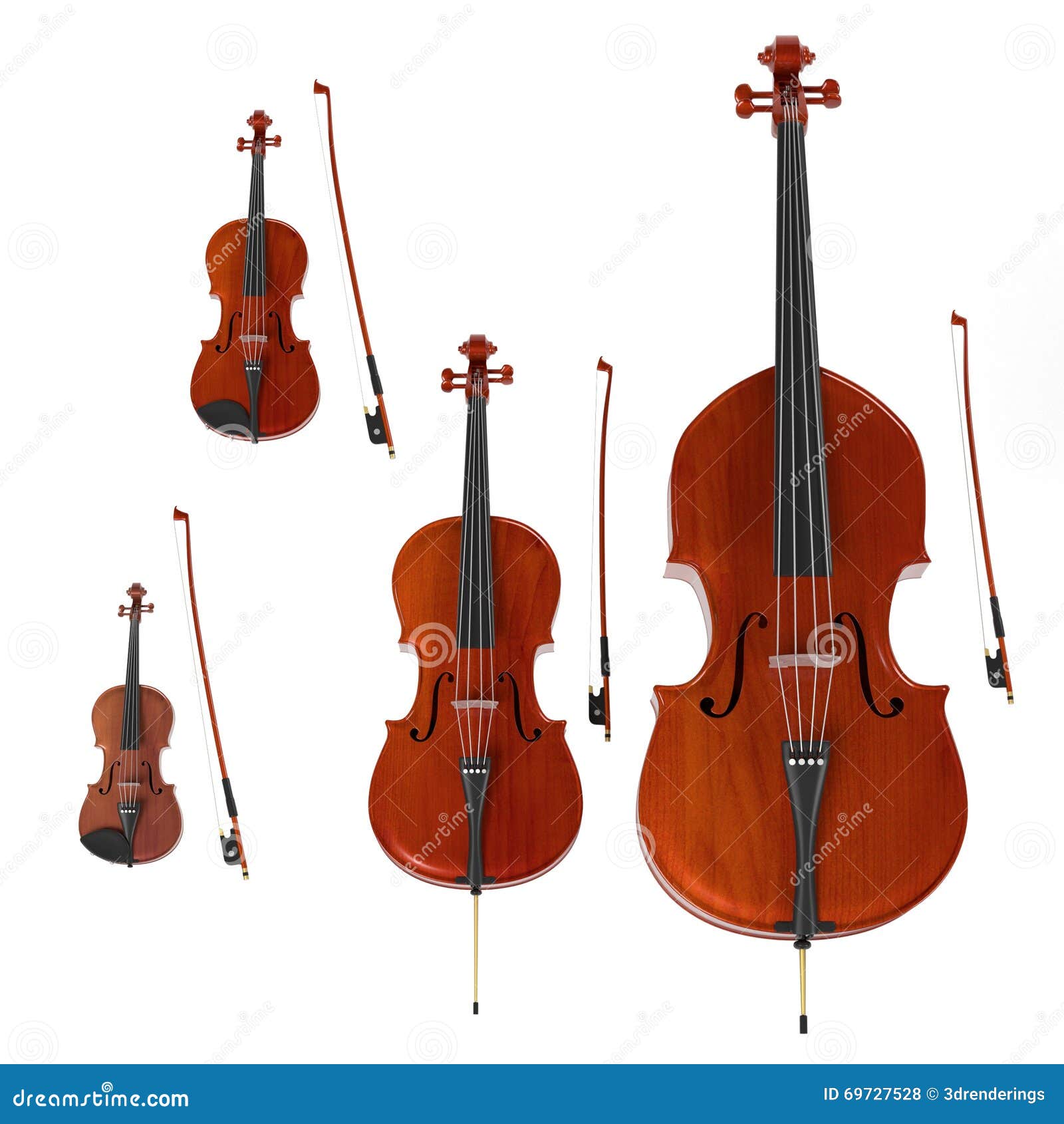 String Musical Instruments Cartoon Vector 80980107