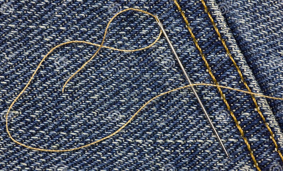 String and needle stock photo. Image of craftsmanship - 5676090