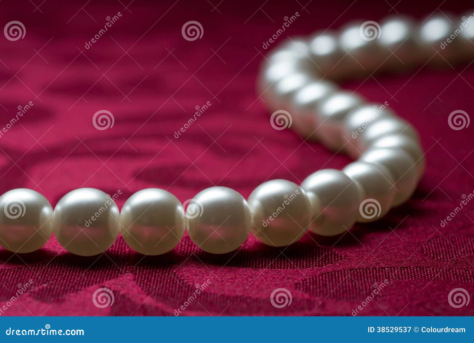String of pearls stock image. Image of luxurious, pearl - 38529537