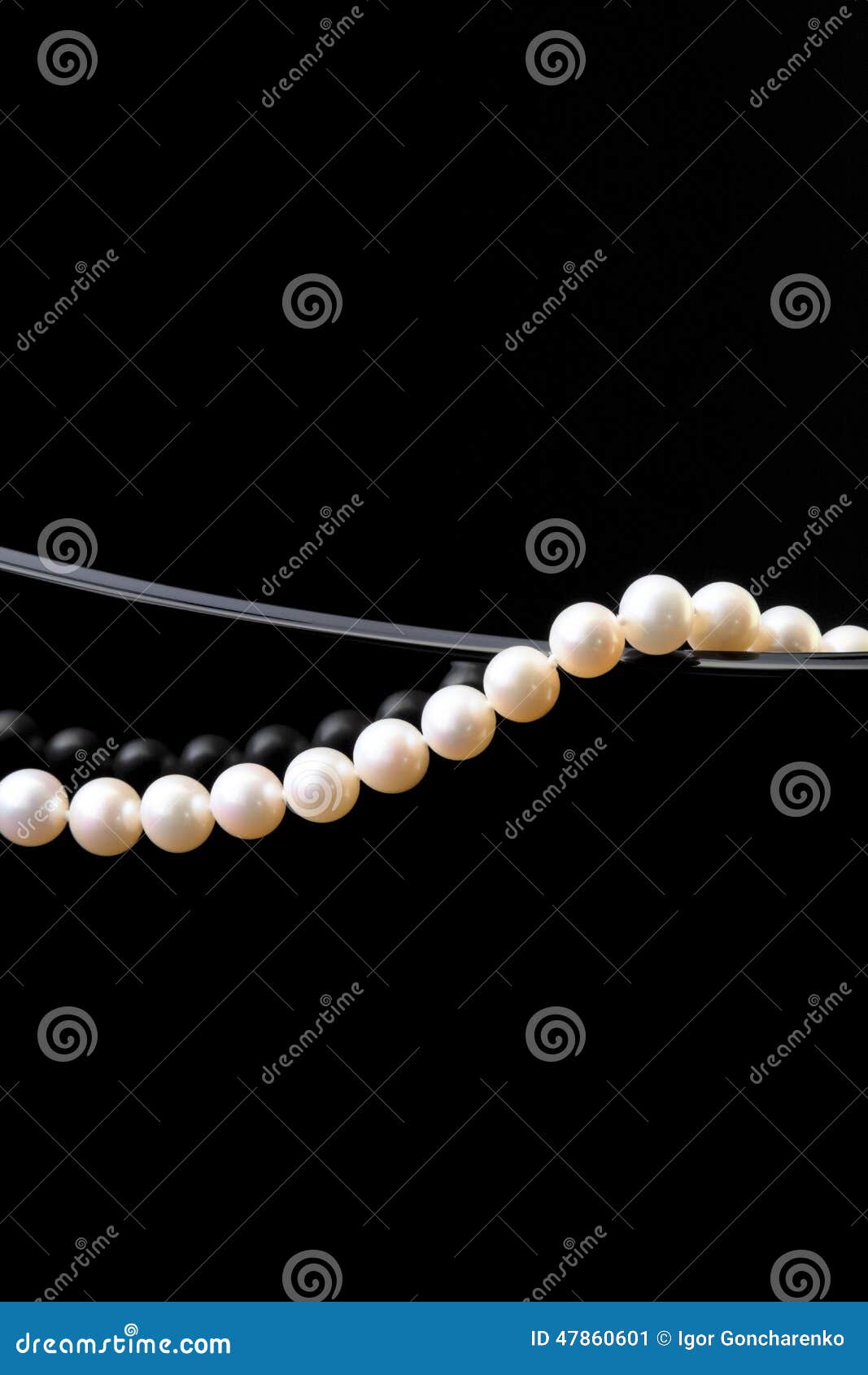 A string of pearls stock image. Image of styled, glamour - 47860601