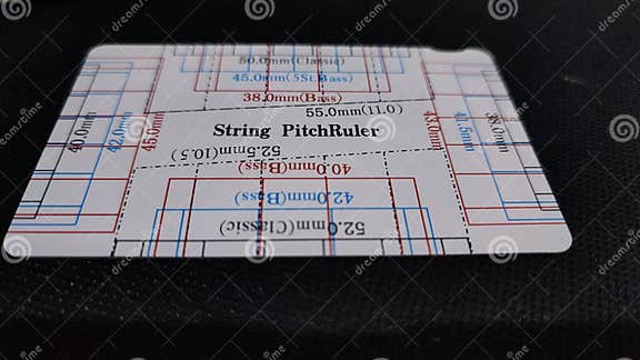 String pitch ruler stock image. Image of apprenticeship - 260565933