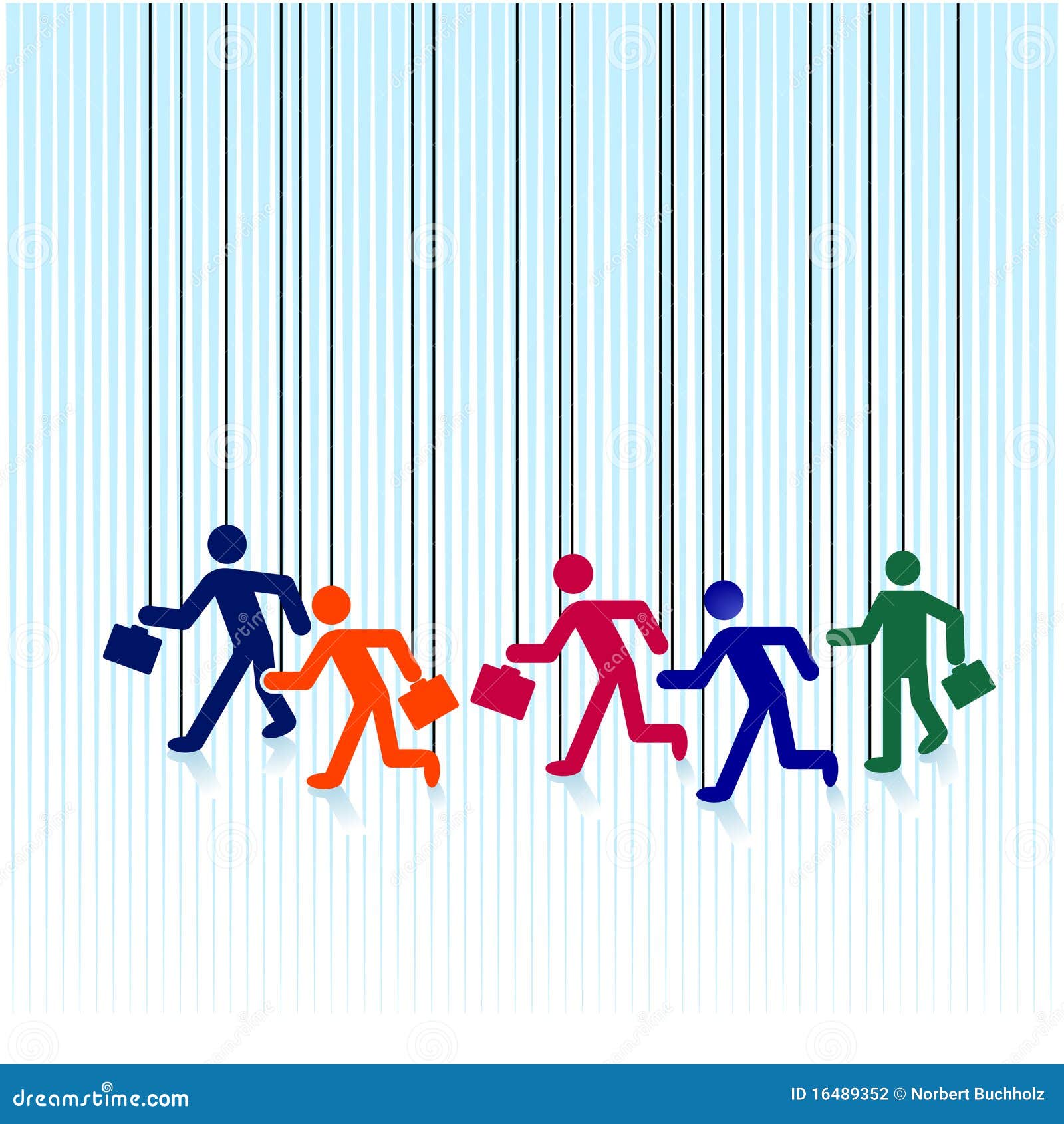 String puppets stock vector. Illustration of string, humility - 16489352