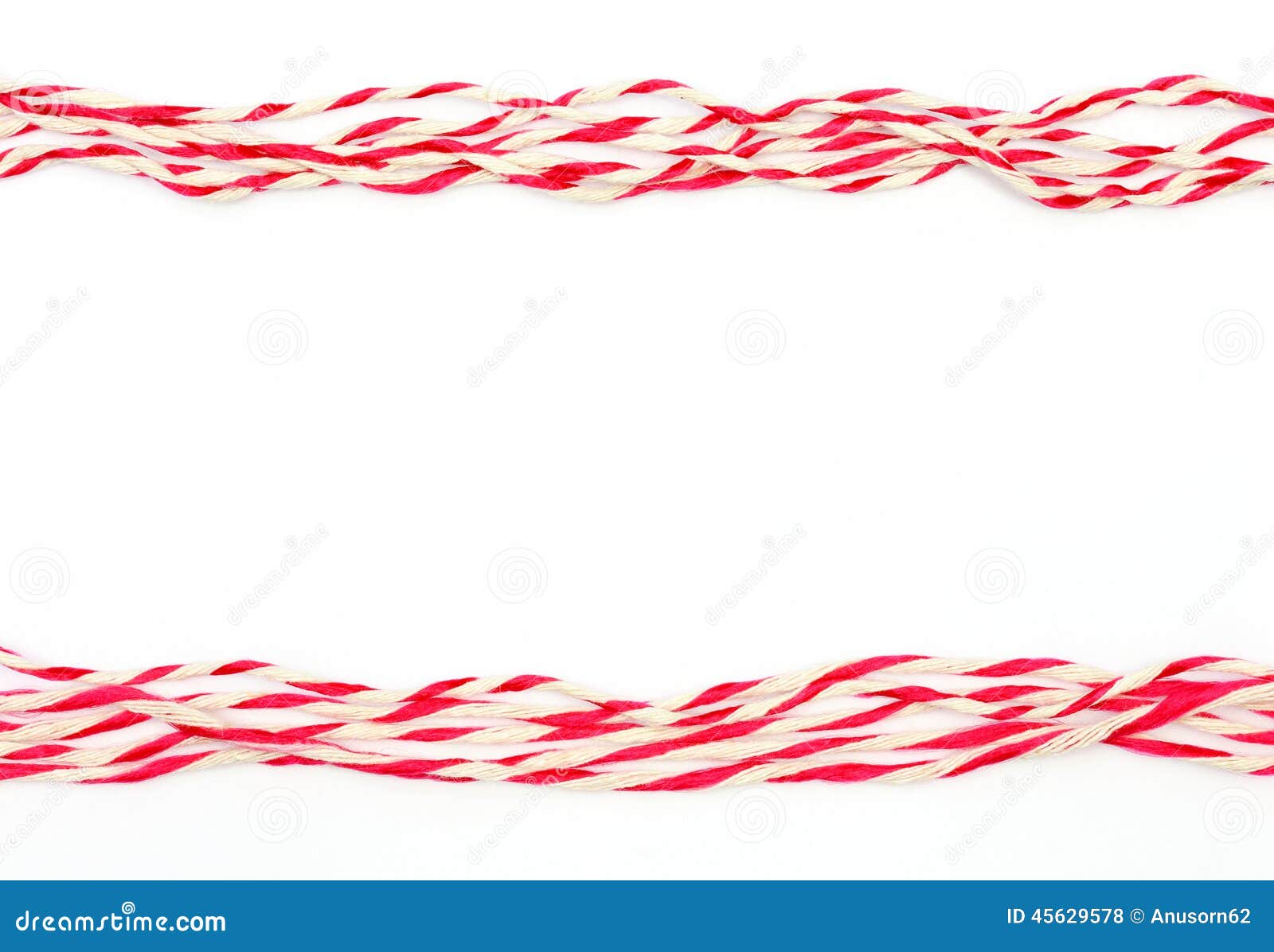 String Red and White As Frame Stock Photo - Image of freight, packing ...
