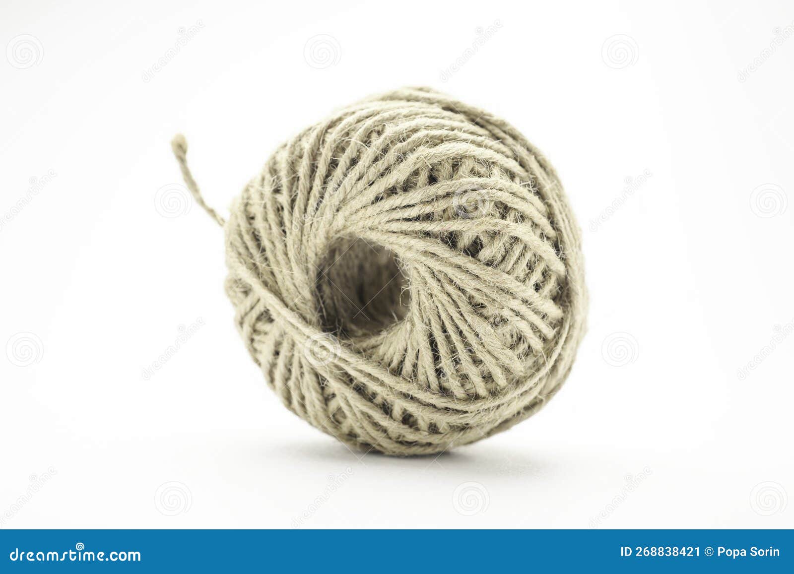 String on a Solid Colour Background Stock Image - Image of flooring ...