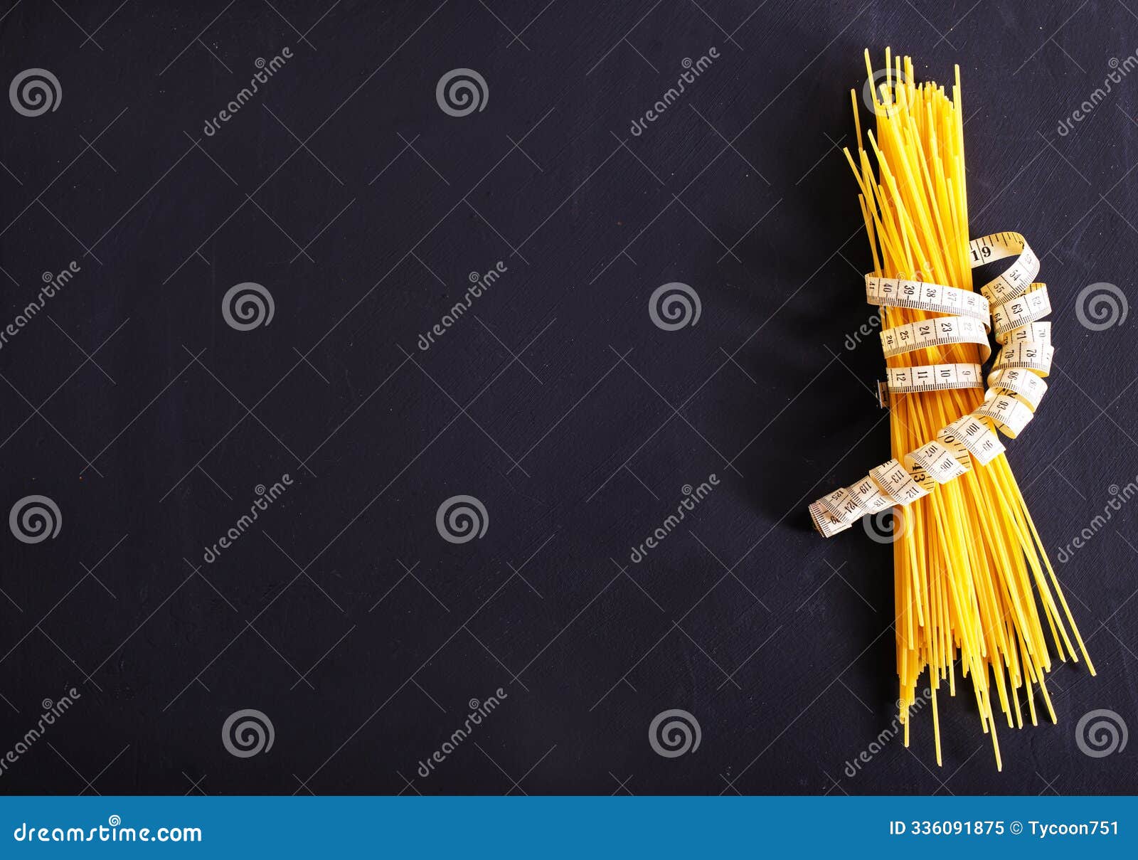 String Spaghetti on Black Background Stock Image - Image of texture ...