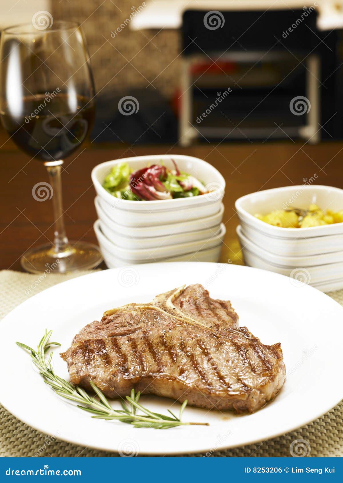 String steak and red wine stock photo. Image of strip - 8253206