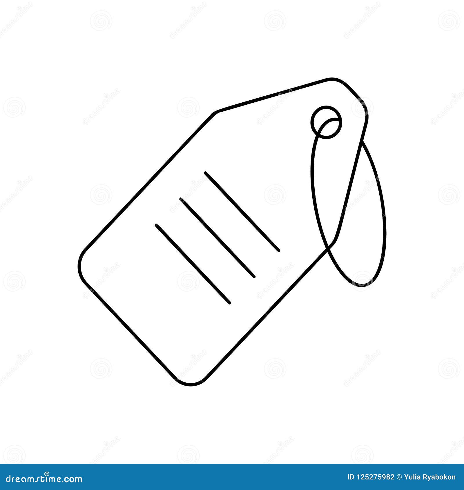 String tag line icon stock illustration. Illustration of discount ...