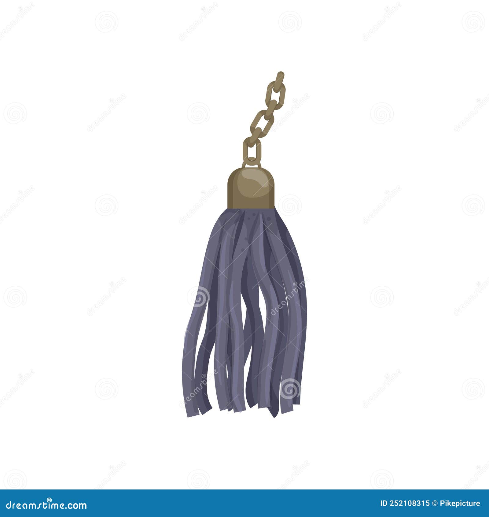 String Tassel Rope Cartoon Vector Illustration Stock Illustration ...