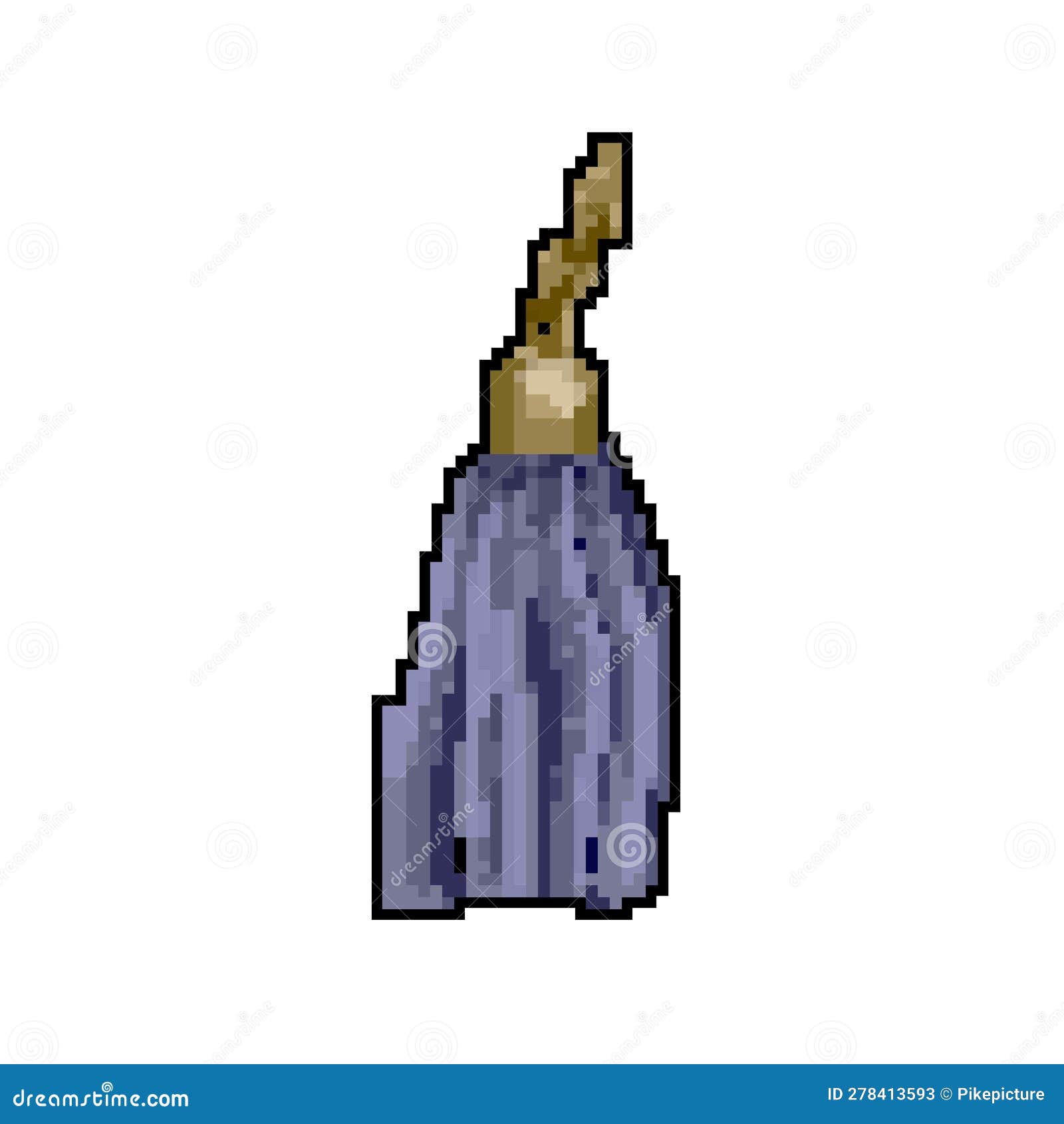 String Tassel Rope Game Pixel Art Vector Illustration Stock Vector ...