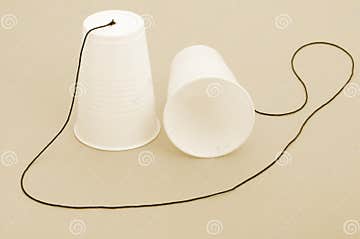 String telephone stock image. Image of cups, global, obsolete - 3983923