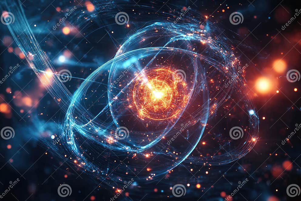 String Theory : Depiction of Quantum Strings, Showcasing the Subtle ...