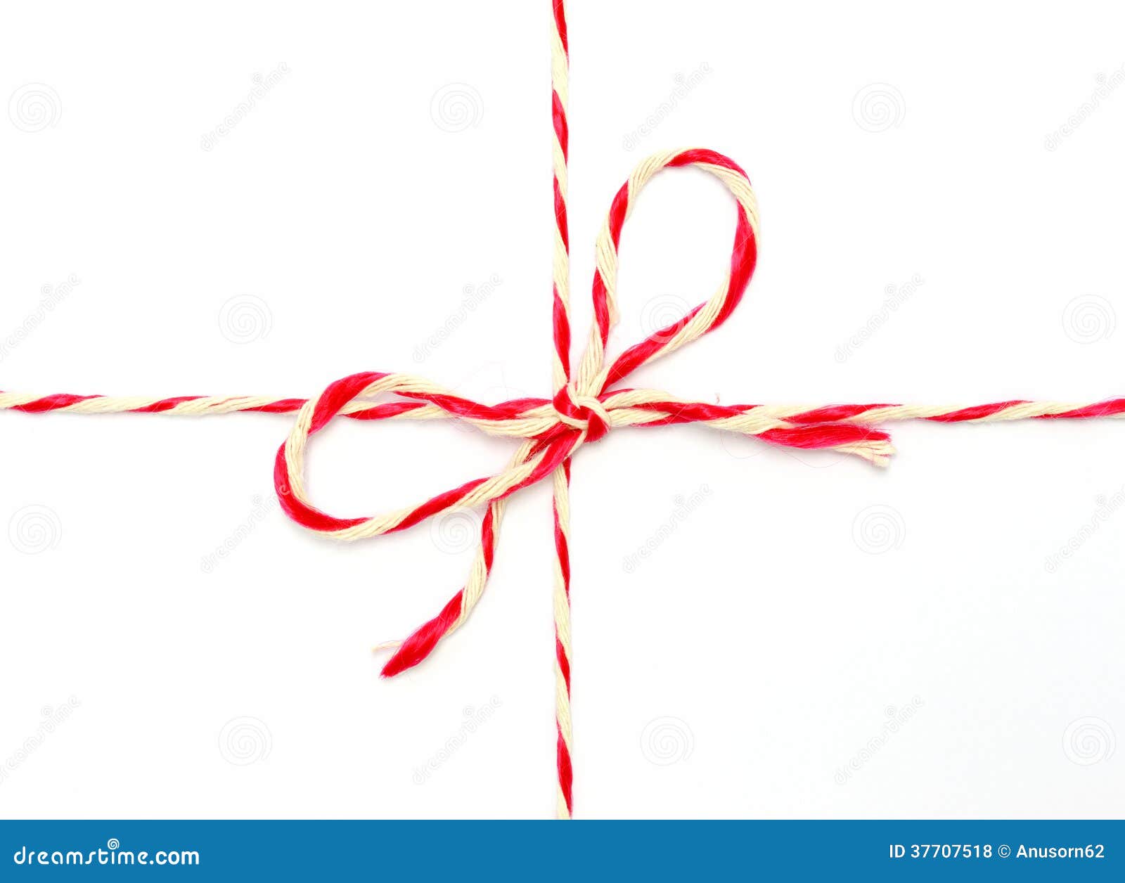 String tied in a bow stock photo. Image of knot, paper - 37707518