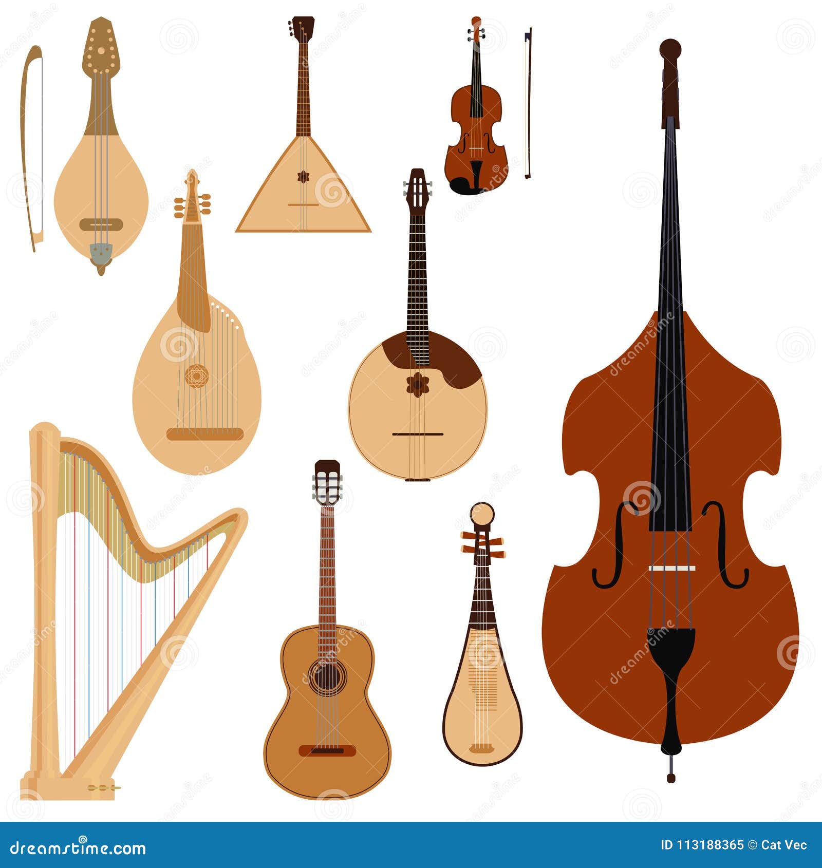 Stringed Dreamed Musical Instruments Classical Orchestra Art Sound Tool ... Stringed Dreamed Musical Instruments Classical Orchestra Art Sound Tool ...