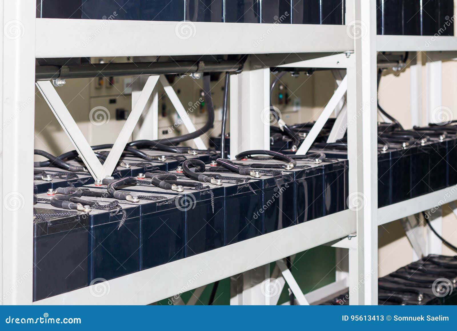 Strings of Batteries for the Uninterruptable Power Supply,battery Banks ...