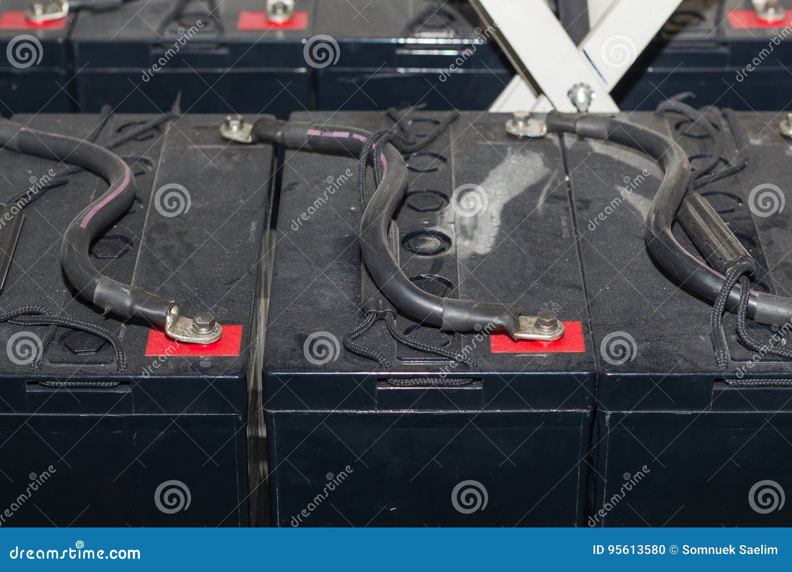 Strings Of Batteries For The Uninterruptable Power Supply,battery Banks ...