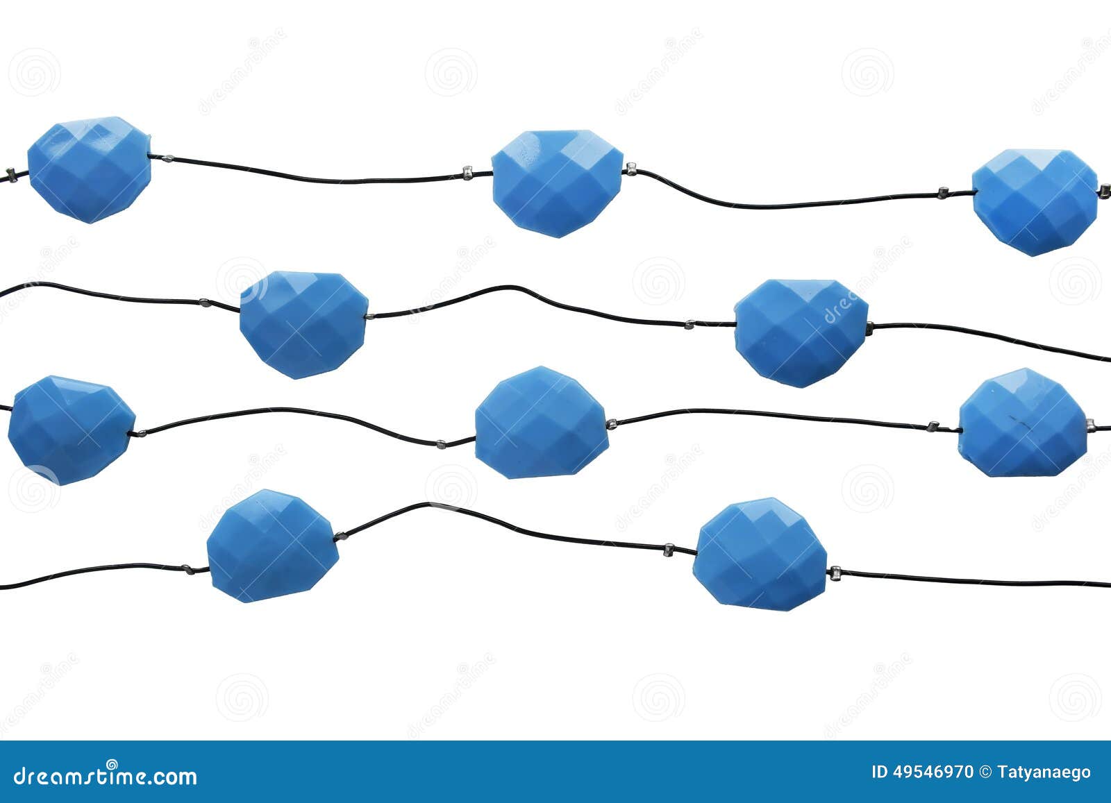 Strings of bead stock photo. Image of bijouterie, plastic - 49546970