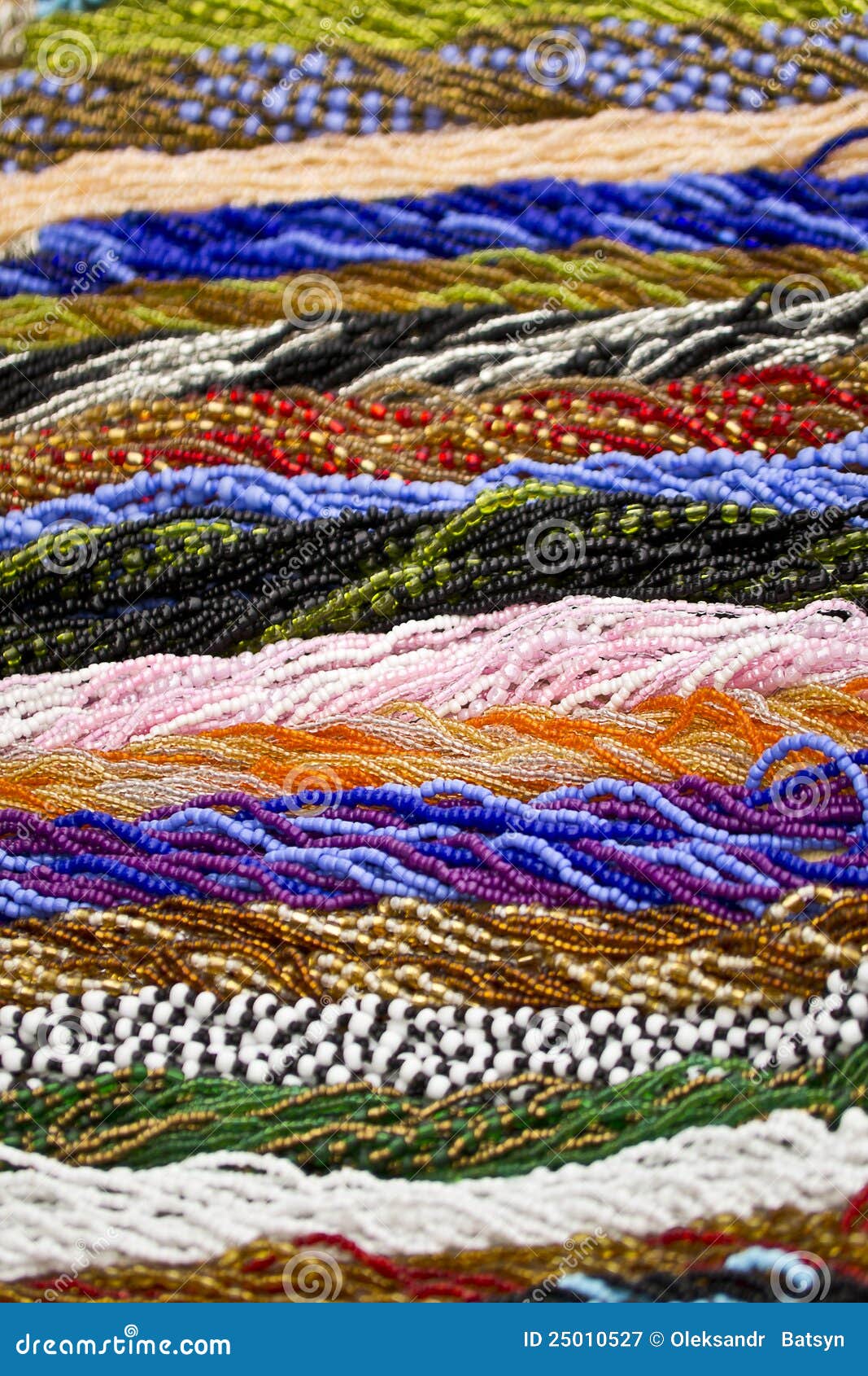 Strings of beads stock image. Image of bijou, handmade - 25010527