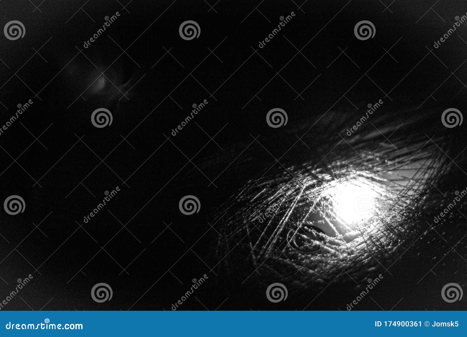 Strings on Black Background Stock Image - Image of handmade, white ...