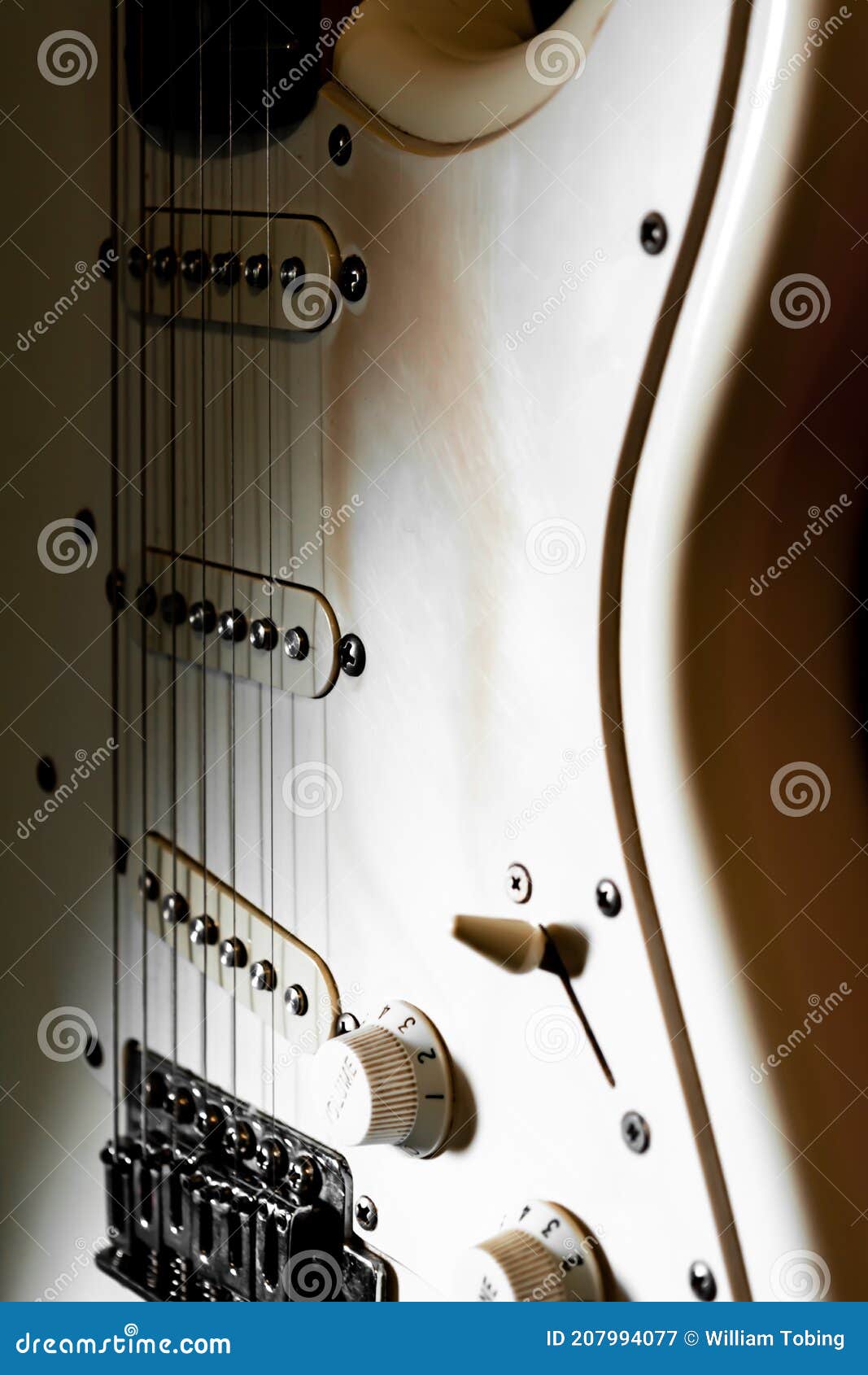 Single Coil Pick Up Of An Electric Guitar Which Transforms Vibration To ...