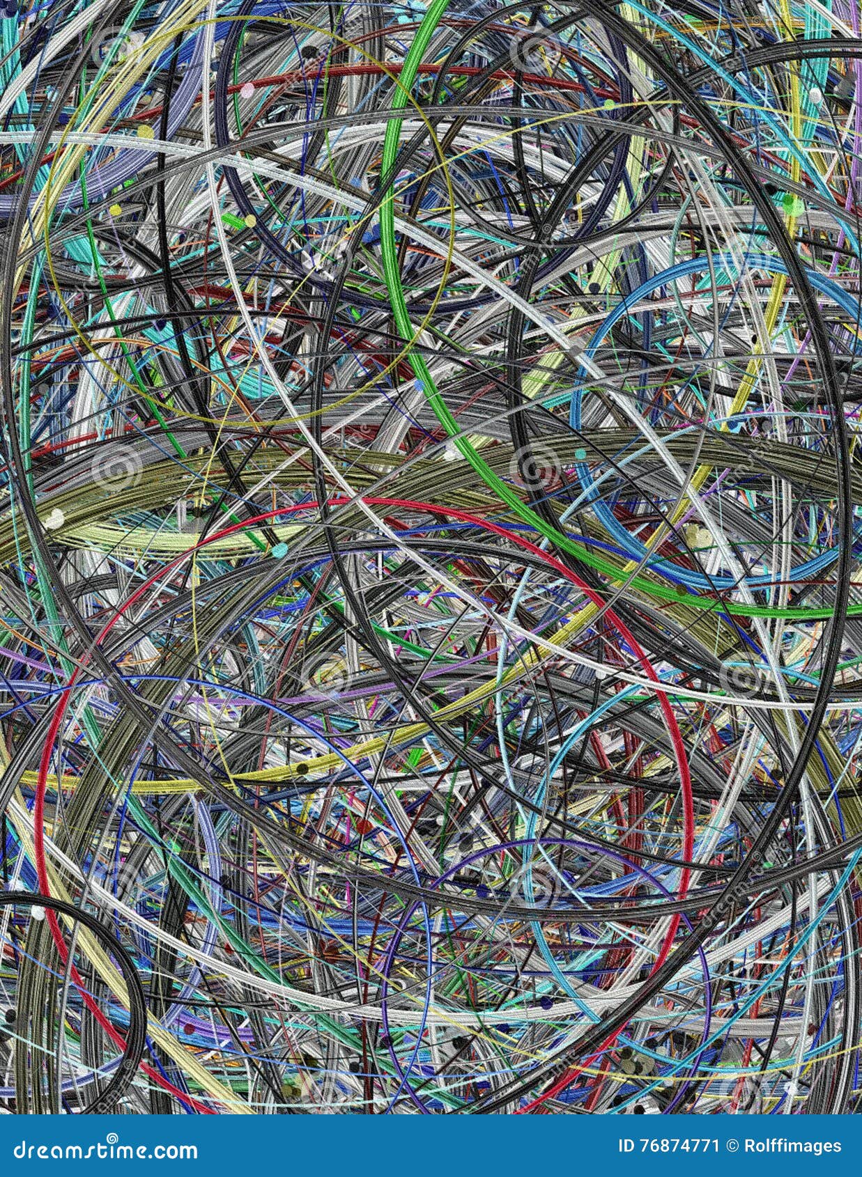 Strings stock illustration. Illustration of circle, color - 76874771